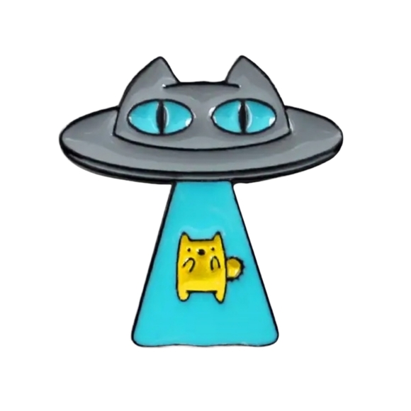 None | Accessories | Alien Cat Pin | Poshmark